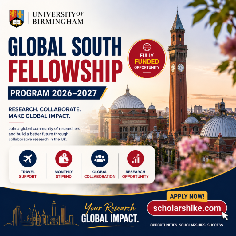 University of Birmingham Global South Fellowship Program 2026–2027 ...